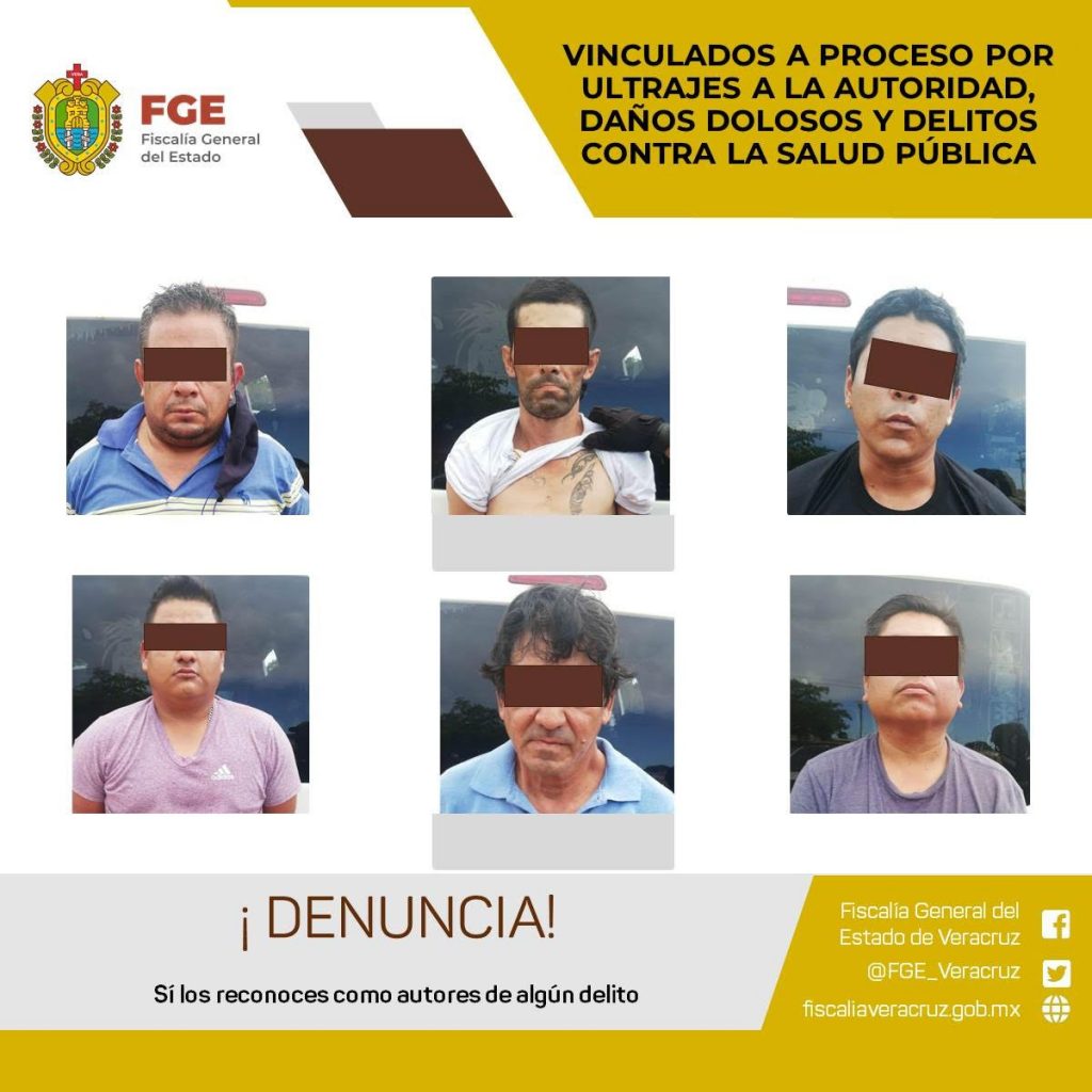 Vincula Juez A Proceso A Seis Imputados Por Ultrajes A La Autoridad