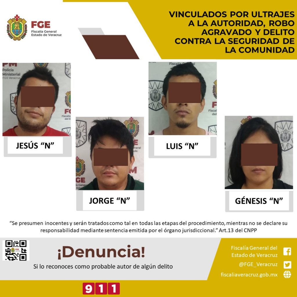 Cuatro Vinculaciones A Proceso Por Ultrajes A La Autoridad Robo