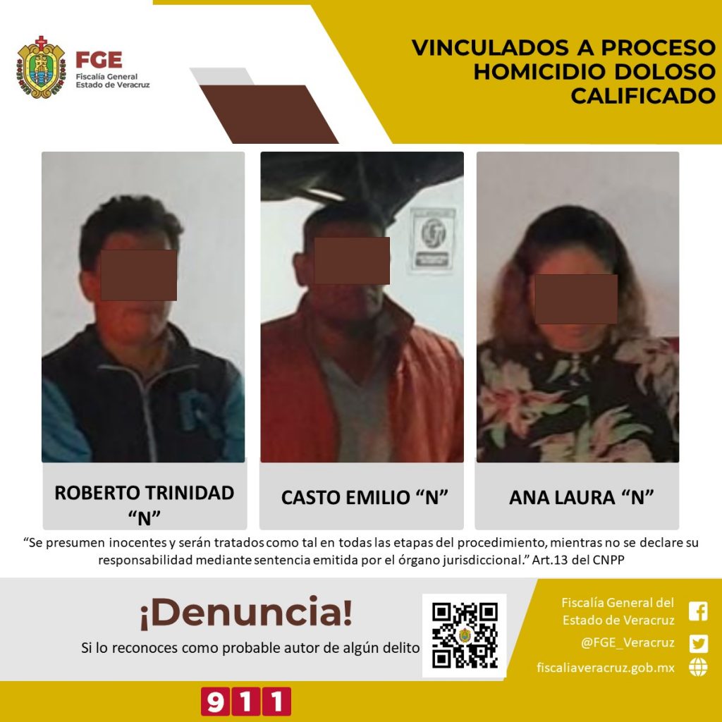 Vinculados A Proceso Por Homicidio Doloso Calificado En La Zona Centro