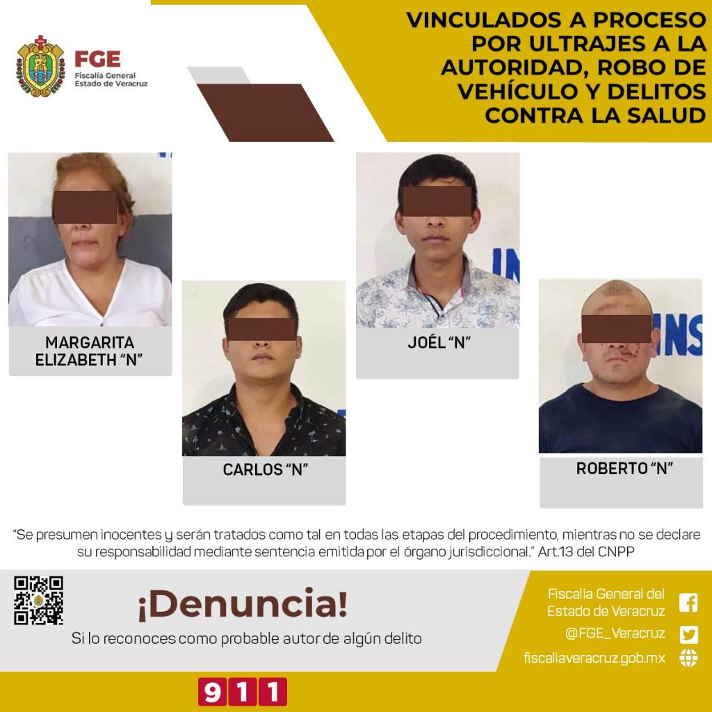 Son Vinculados A Proceso Por Ultrajes A La Autoridad Robo De Vehículo