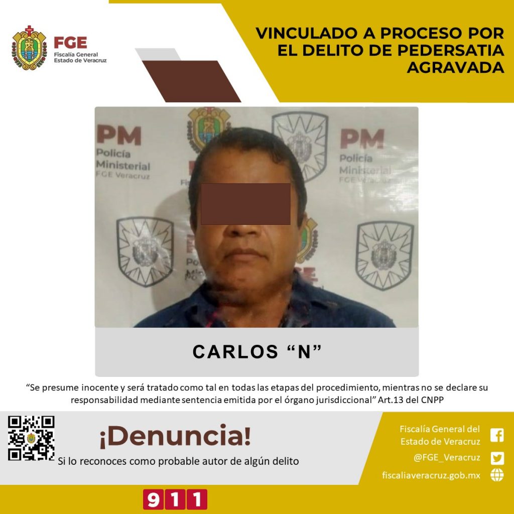 Vinculado A Proceso Por El Presunto Delito De Pederastia Agravada