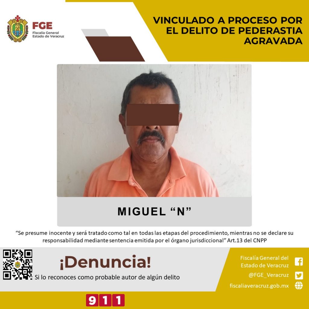 Vinculado A Proceso Por El Presunto Delito De Pederastia Agravada