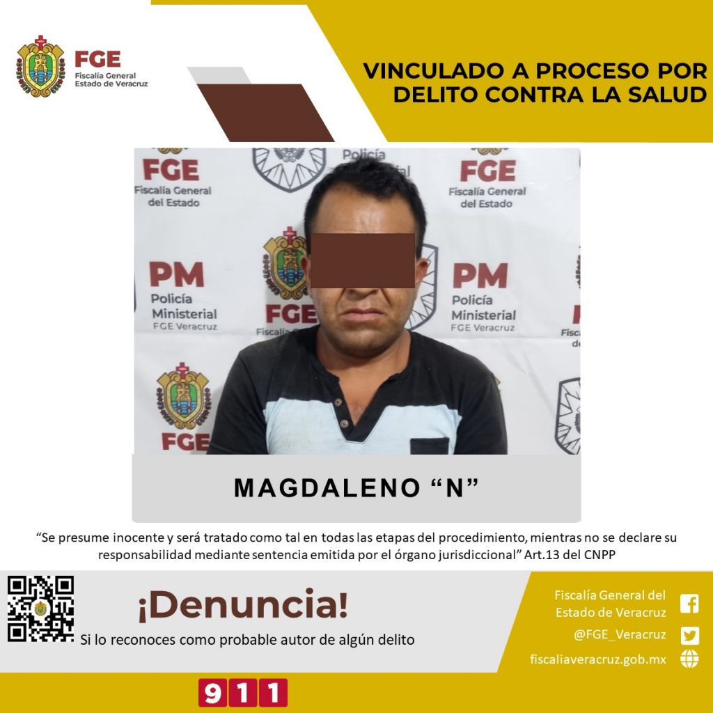 Vinculado A Proceso Por Delito Contra La Salud En La Zona Centro