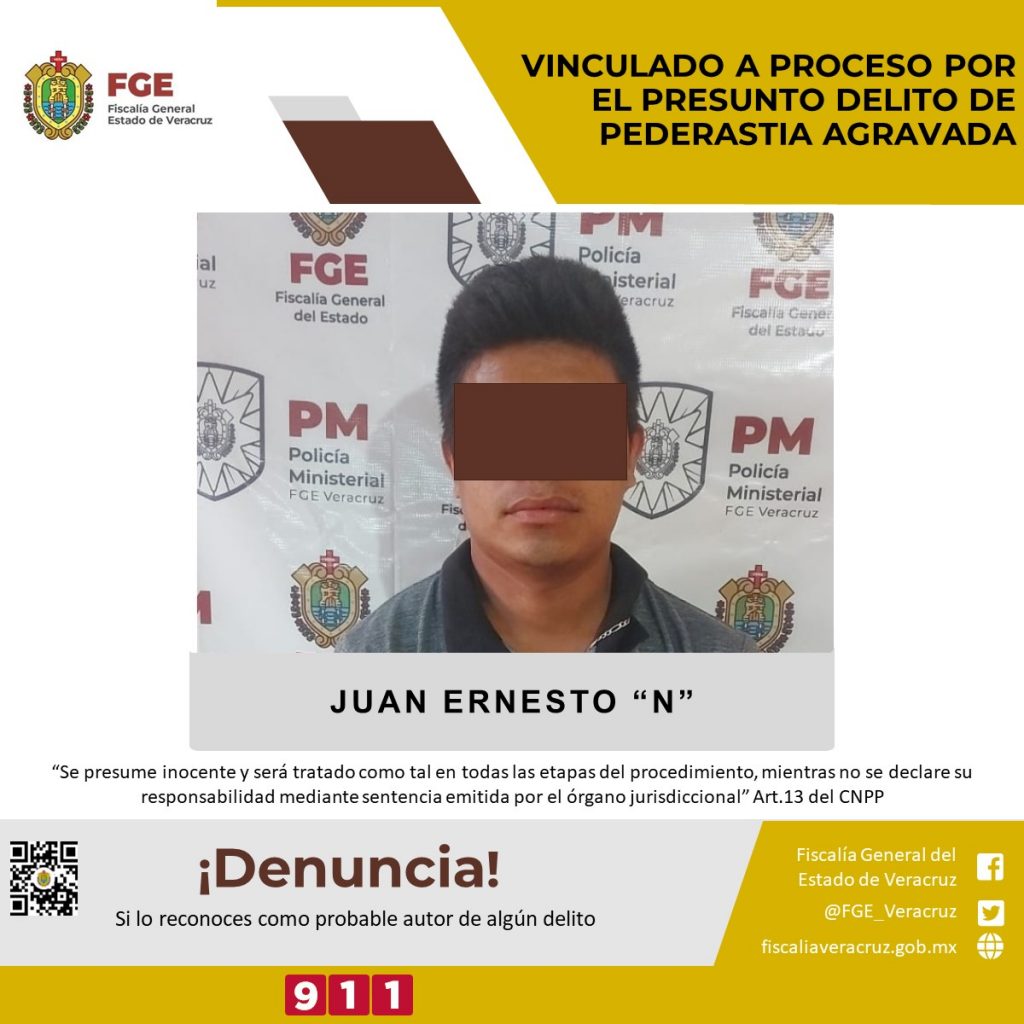 Vinculado A Proceso Por El Presunto Delito De Pederastia Agravada