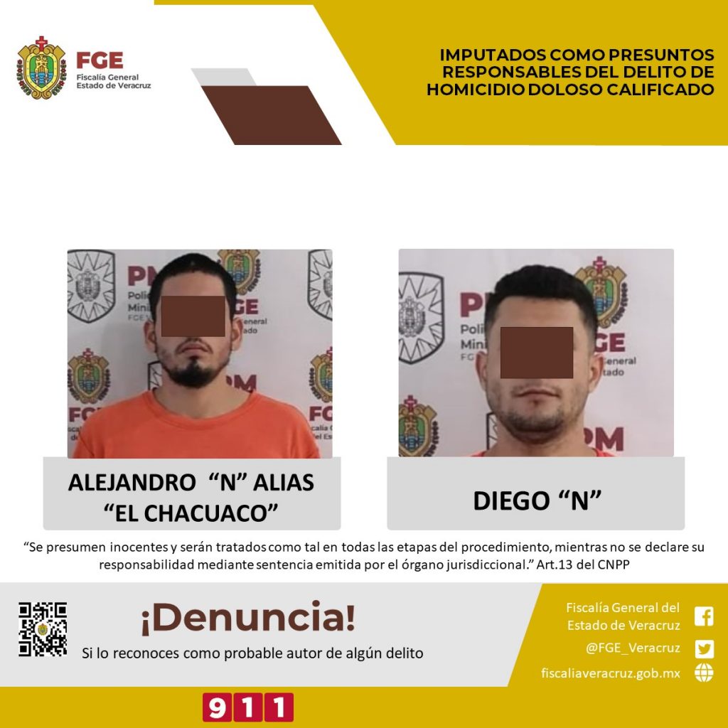 Imputados Como Presuntos Responsables Del Delito De Homicidio Doloso