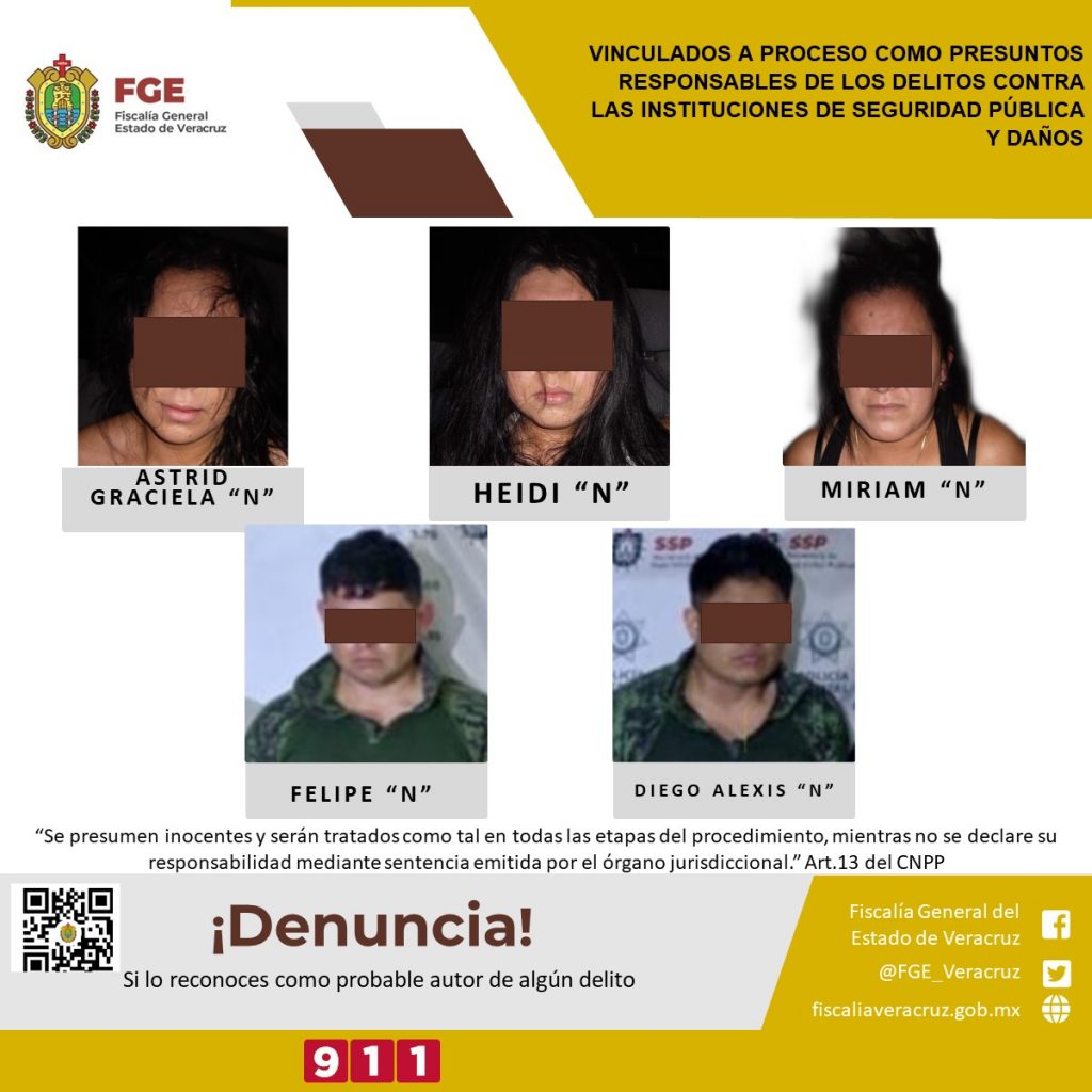 Vinculados A Proceso Como Presuntos Responsables De Los Delitos Contra