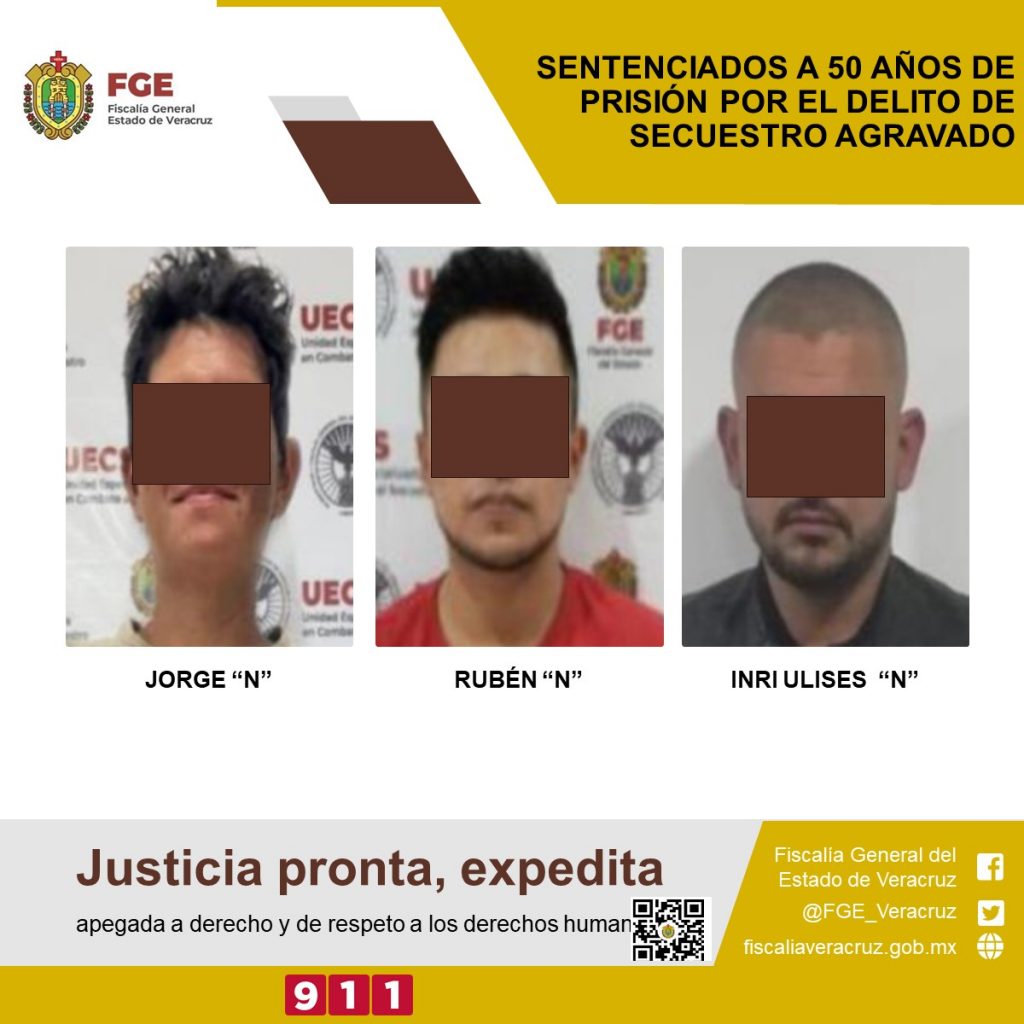 Sentenciados A 50 Años De Prisión Por El Delito De Secuestro Agravado