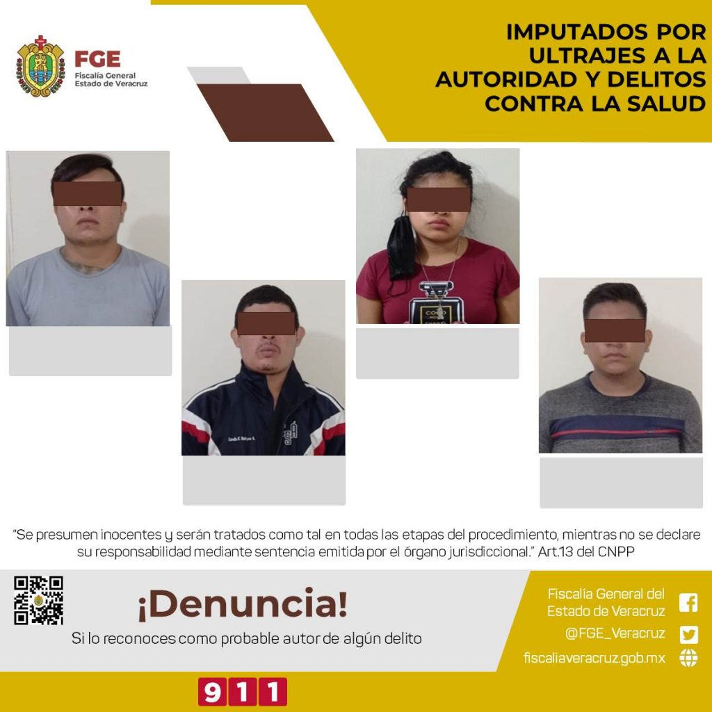 Imputados Por Ultrajes A La Autoridad Y Delitos Contra La Salud