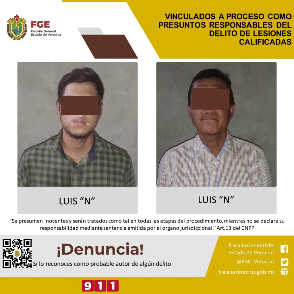 Vinculados A Proceso Como Presuntos Responsables Del Delito De Lesiones 5615