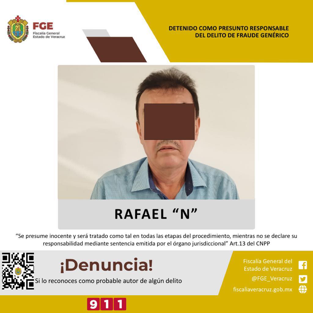 Detenido como presunto responsable del delito de fraude genérico ...