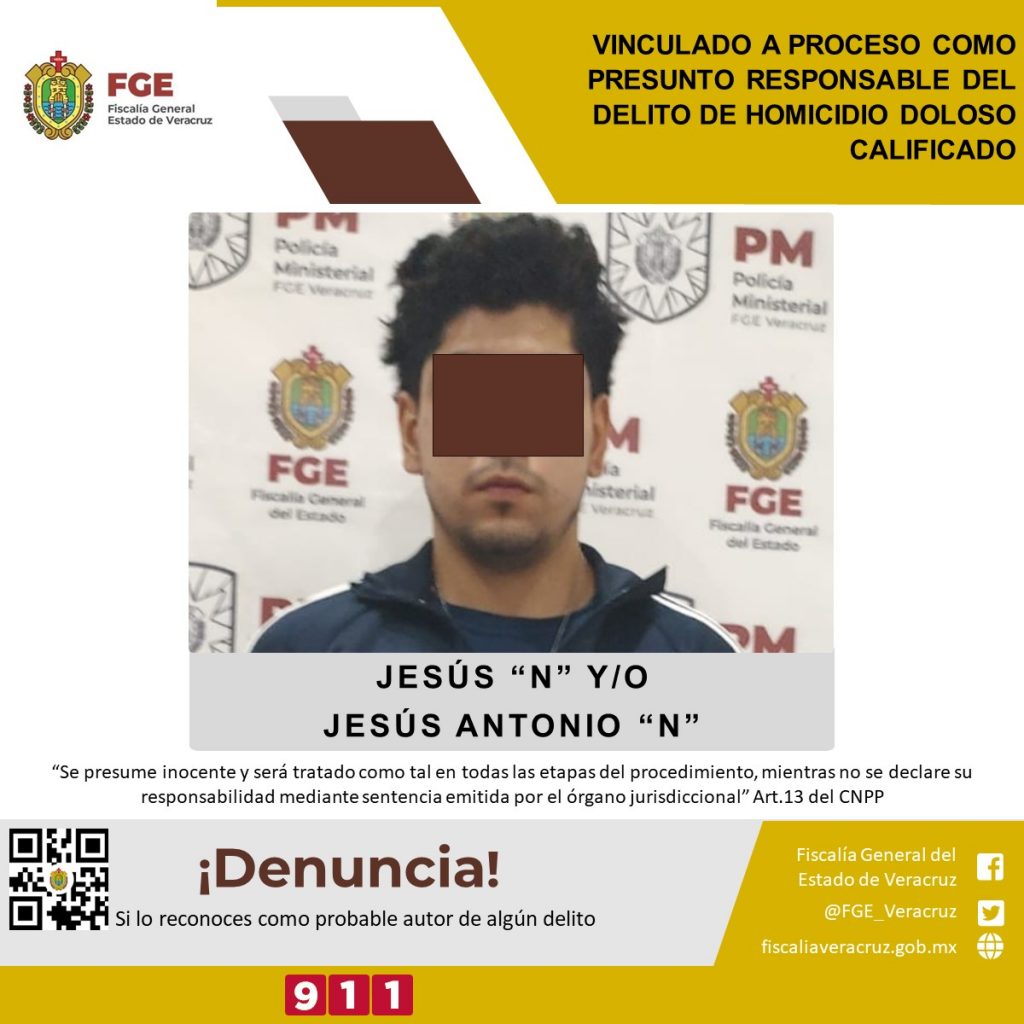 Vinculado a proceso como presunto responsable del delito de homicidio doloso calificado en Yanga ...