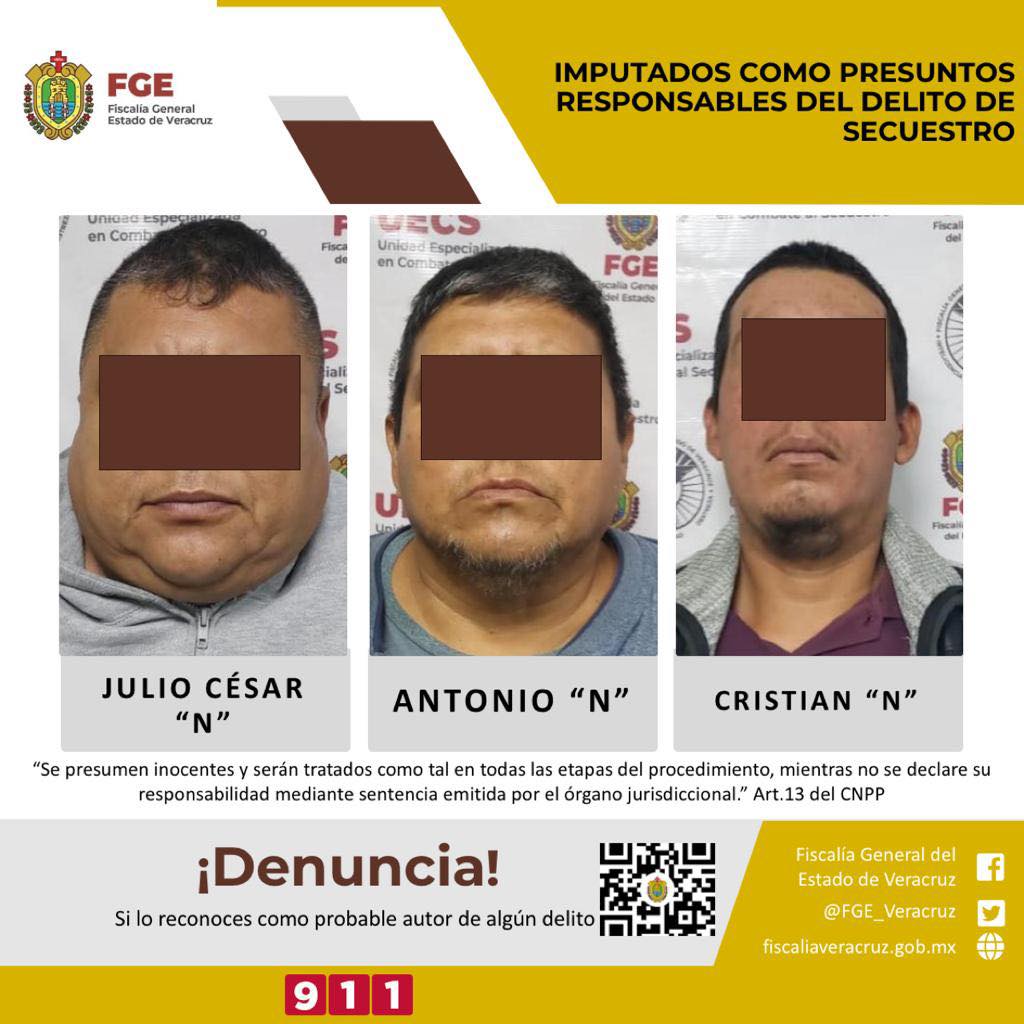 Vinculado a proceso como presunto responsable de los delitos de secuestro agravado y secuestro ...