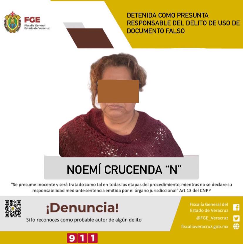 Detenida como presunta responsable del delito de uso de documento falso ...