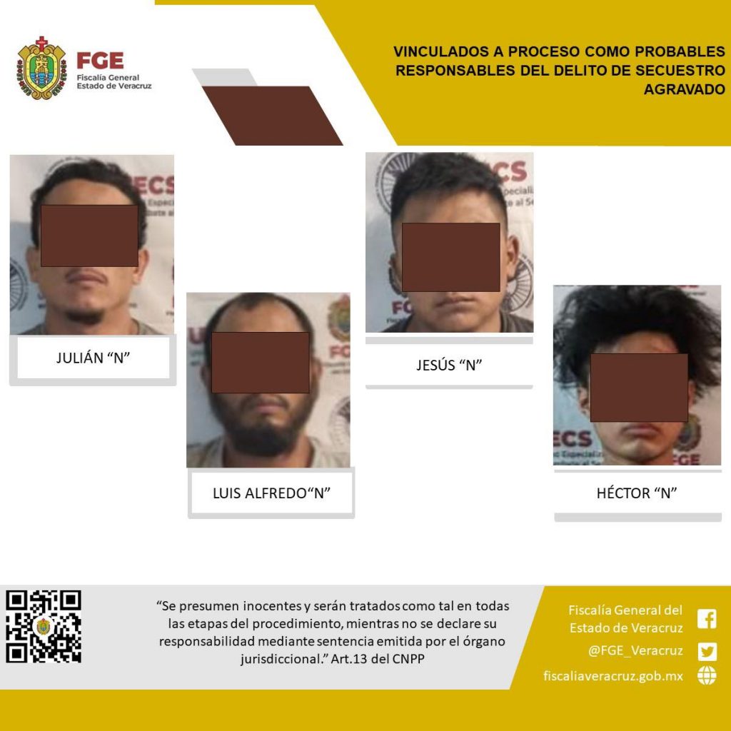 Vinculados a proceso como probables responsables del delito de secuestro agravado – Fiscalía ...