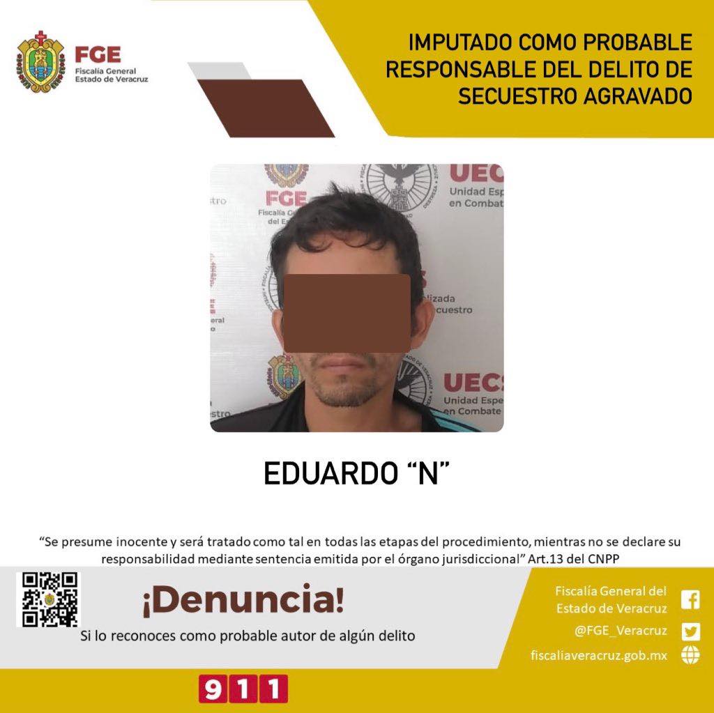 Imputado como probable responsable del delito de secuestro agravado – Fiscalía General del ...