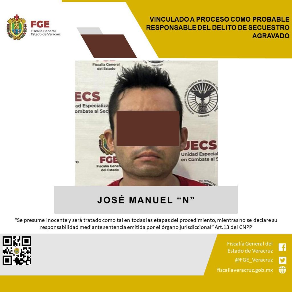 Vinculado a proceso como probable responsable del delito de secuestro agravado – Fiscalía ...