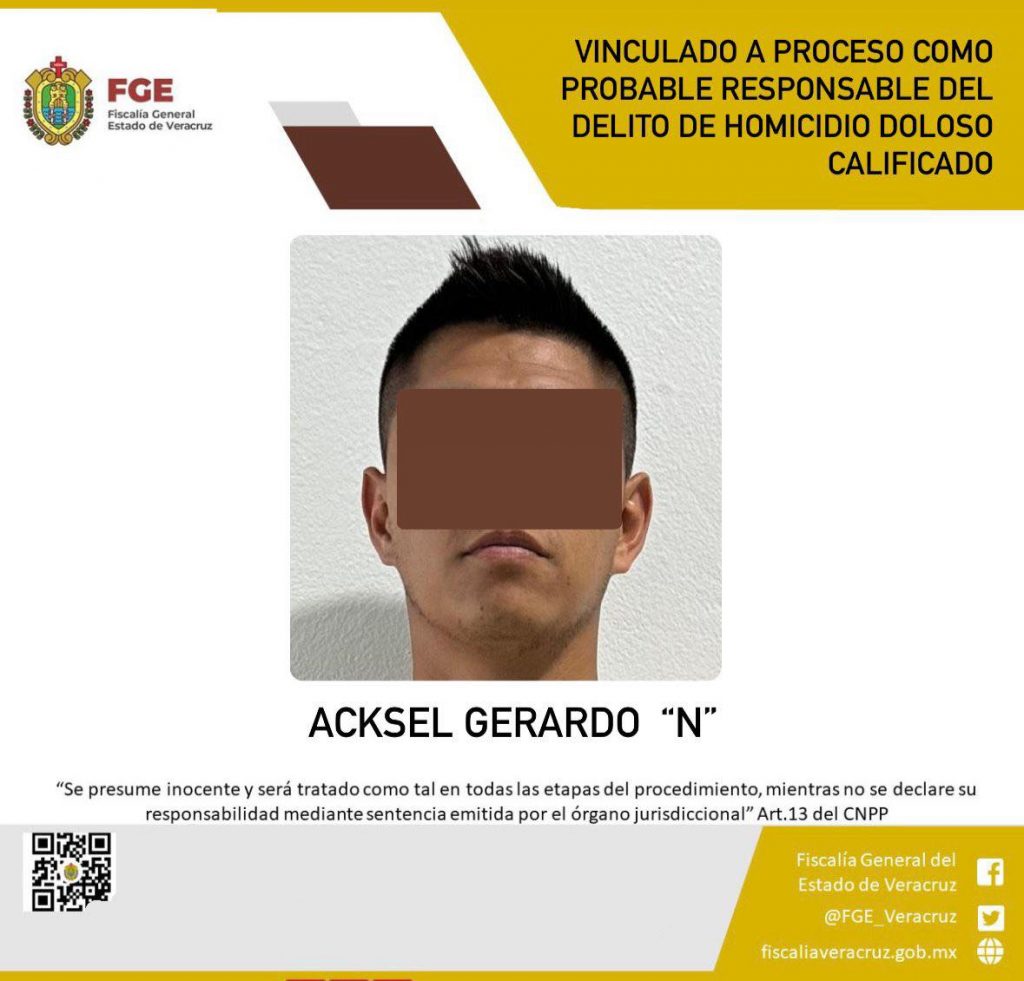 Vinculado a proceso como probable responsable del delito de homicidio doloso calificado ...